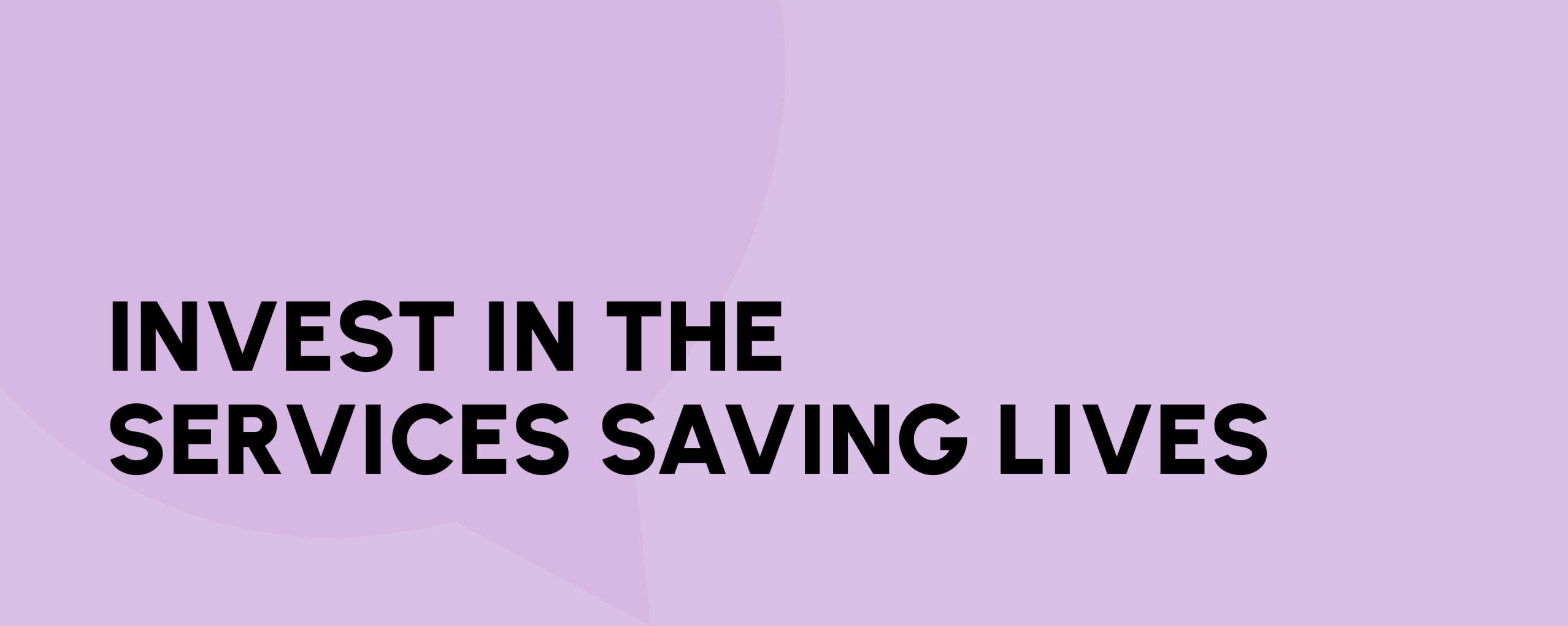 Funding life saving services shouldn’t be optional – it should be the ...